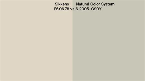 Sikkens F Vs Natural Color System S G Y Side By Side