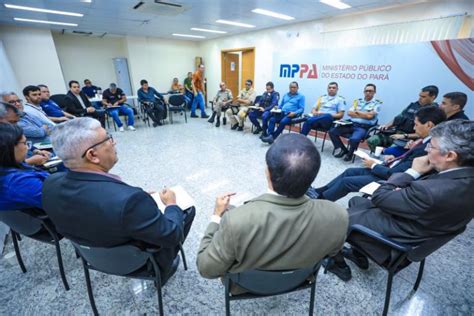 Prefeitura de Belém MPE e órgãos de segurança discutem medidas de