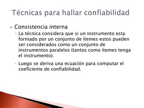 PPT Validez Y Confiabilidad De Los Cuestionarios PowerPoint