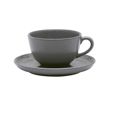 Taza De Te Con Plato 200 Ml Gray Loymil SA