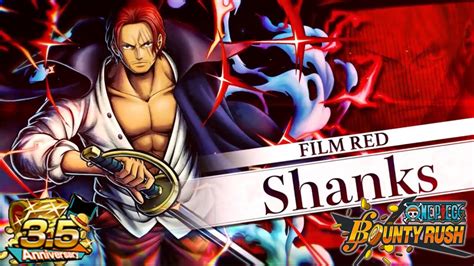 EX FILM RED SHANKS 3 5 Anniversary Preview One Piece Bounty Rush