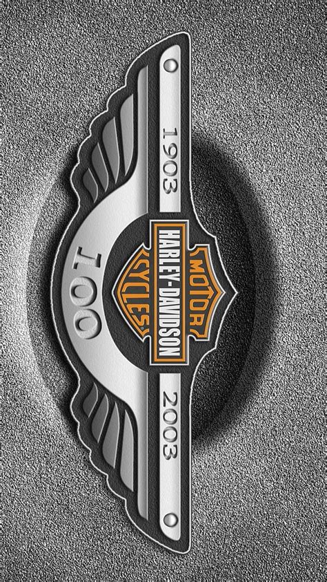 Harley Davidson 100th Anniversary Logo HD Phone Wallpaper Peakpx