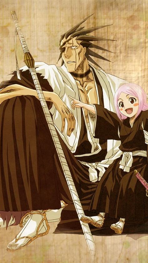 Bleach Zaraki Kenpachi Artwork Swords Yachiru Kusajishi Birds Kenpachi
