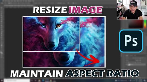 PHOTOSHOP HOW TO RESIZE IMAGE AND MAINTAIN THE ASPECT RATIO NO