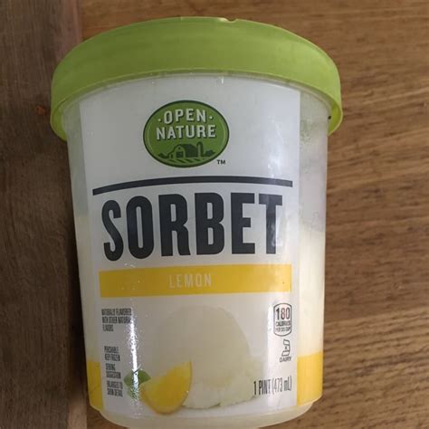 Open Nature Lemon Sorbet Review Abillion