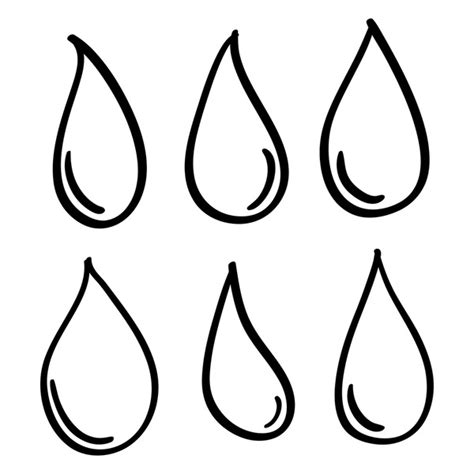 Dibujos De Gotas Agua Para Colorear Vsun