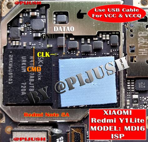 Xiaomi Redmi 10 ISP EMMC PinOUT Test Point EDL Mode