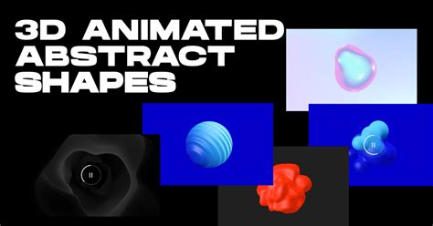 Loops 3d Abstract Animated Shapes Collection