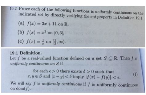 prove that each of the following functions is uniform