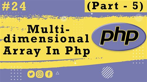 Multidimensional Array In Php Hindi YouTube