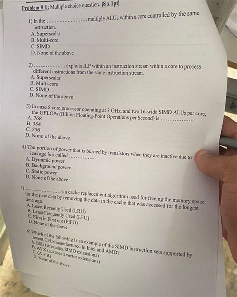 solved problem 1 multiple choice question [ 8×1 ﻿pt]in