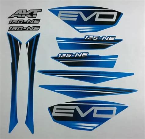 Kit Completo De Calcoman As Akt Evo Ne En Venta En Kennedy