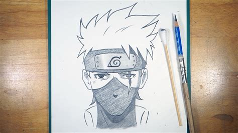 How To Draw Kakashi Hatake Kakashi Drawing Easy To Draw Youtube