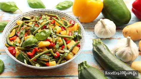 Po L E Pommes De Terre Courgette Poivron Haricot Vert Recettes Faim