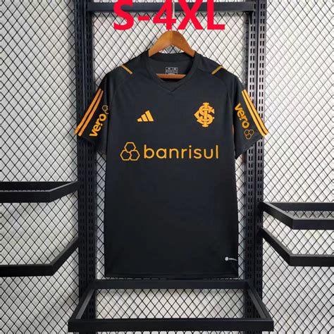 2023 2024 Novo Estilo Internacional De Jersey Negra Personalizada