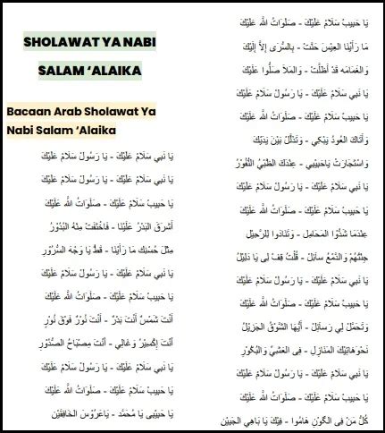 Bacaan Maulid Nabi Muhammad Lengkap Arab Latin Arti Pdf