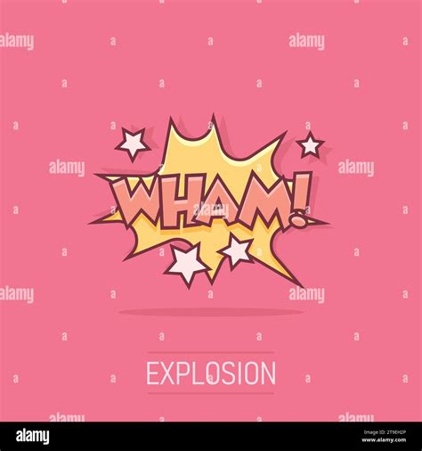 Vector Cartoon Wham Comic Sound Effects Icon In Comic Style Sound