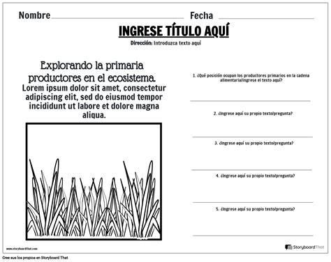 Hojas de Trabajo de Ecosistemas Para Niños Plantillas Para Imprimir Gratis