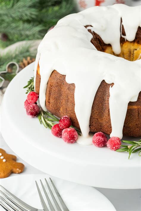 Glazed Gingerbread Bundt Cake With Cream Cheese Filling Tidymom