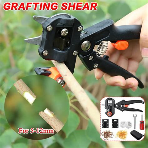 Garden Grafting Tool Set Kit Fruit Tree Multi Function Pruning Shears