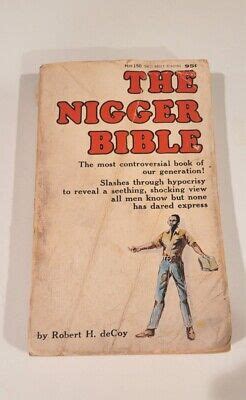 The Nigger Bible By Robert H Decoy Paperback Us History Antique