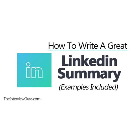 How To Write A Great Linkedin Summary Examples Included Artofit
