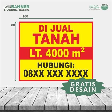 Jual Spanduk Banner Dijual Dikontrakan Tanah Dijual Rumah Dijual Gedung