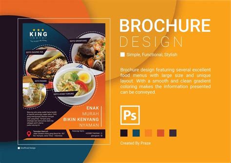 Detail Desain Brosur Makanan Keren Koleksi Nomer 26
