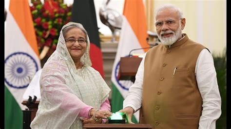 PM Narendra Modi And Bangladesh PM Sheikh Hasina At Joint Press Meet