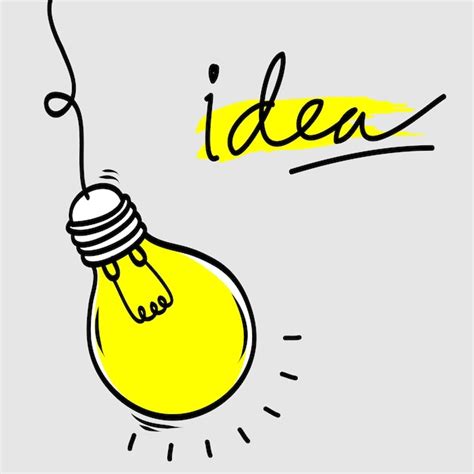 Premium Vector Light Bulb With Shining Light Cartoon Style Flat Style