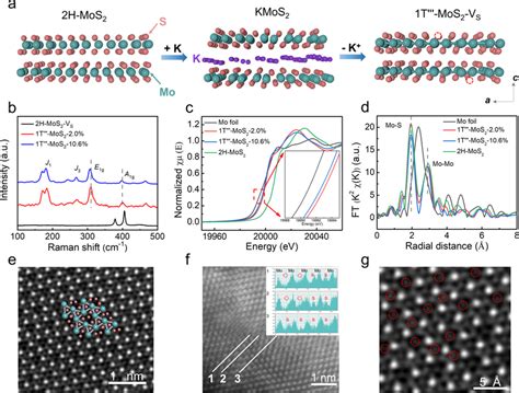 Characterizations Of Structure Of 1T MoS2 VS A Fabrication Procedure