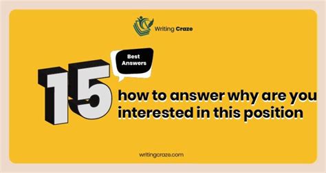 How To Answer Why Are You Interested In This Position Answers