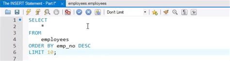 SQL INSERT Statement In A Bit More Detail 365 Data Science