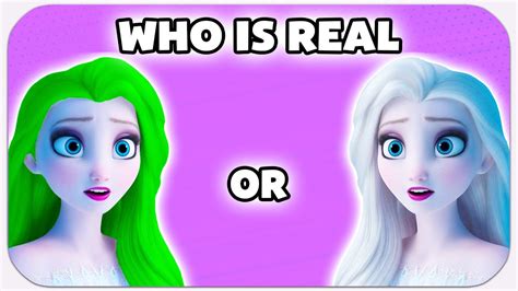 Guess The Real DISNEY PRINCESS Character Only True DISNEY Princess