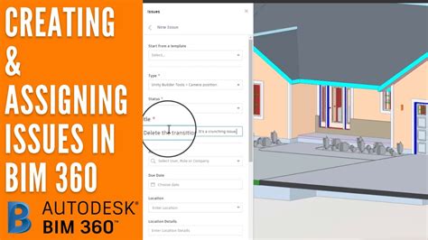 Creating And Assigning Issues In Bim Revit Bim Youtube