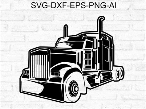 Semi Truck Svg Truck Driver Svg Trucker Svg Semi Truck Clipart Etsy