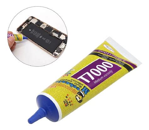 Pegamento T7000 50ml Para Celulares Touch Pantallas Negro Mebuscar México