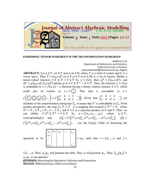 pdf embedding tensor semigroup in the transformation semigroup