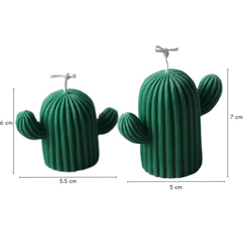 Siliconen Kaars Mal Cactus Set Stuks Cozy Design