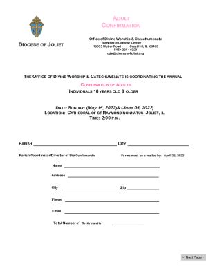 Fillable Online Divine Worship Catholic Diocese Of Kansas City St