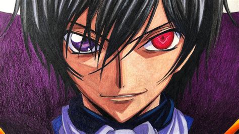 How To Draw Lelouch Lamperouge Code Geass Step By Step Easy