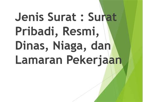 Contoh Perbedaan Surat Dinas Dan Surat Pribadi Memahami Perbedaan My