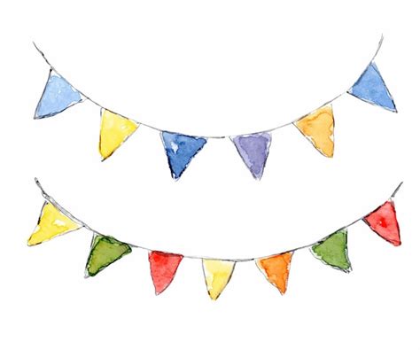 Empavesado de triángulo en cuerda para decoración de fiesta de