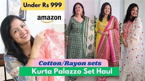 Latest Amazon Haul Amazon Kurta Set Haul Under 799 Holi Special Kurta