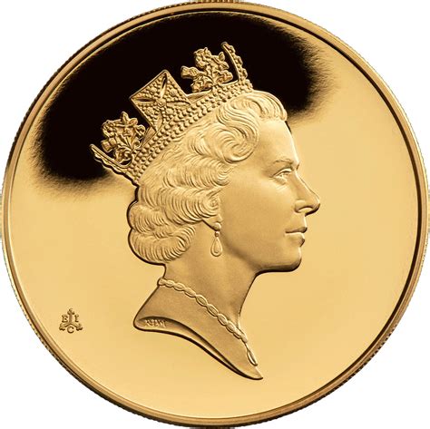 Gold Ounce 2022 Queen Elizabeth II Raphael Maklouf Portrait Coin
