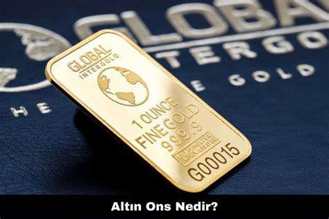 Ons Nedir 1 Ons Altın Kaç Gram