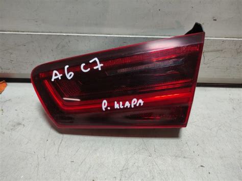 Audi A C Lift Sedan Lampa Prawa Tylna Klapy W Klap Prawy Ty