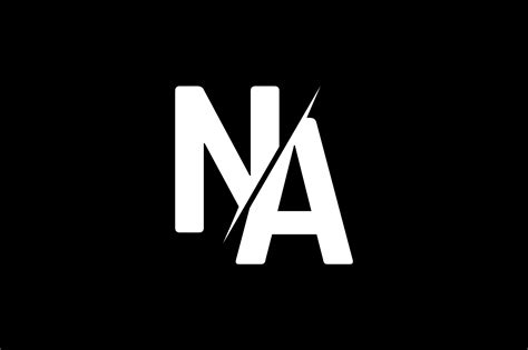 Monogram NA Logo Design Graphic By Greenlines Studios Creative