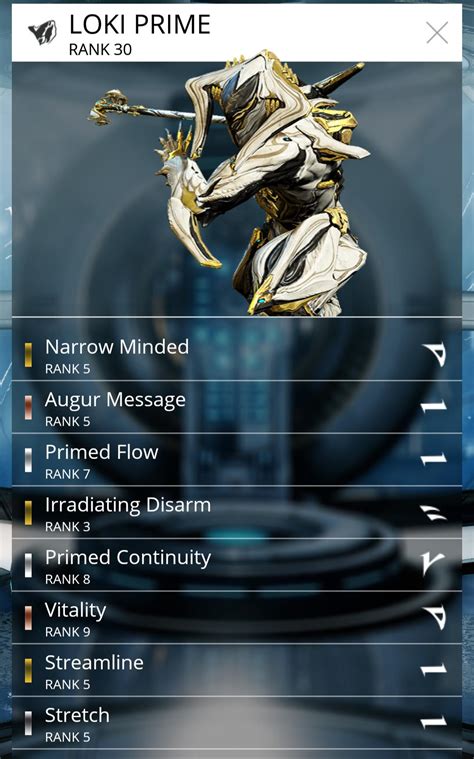 Working On A Loki Build Details In Comment R Warframe