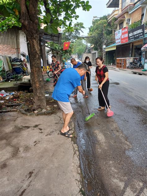 Phường Viên Sơn ra quân tổng vệ sinh môi trường Chào mừng kỷ niệm 49